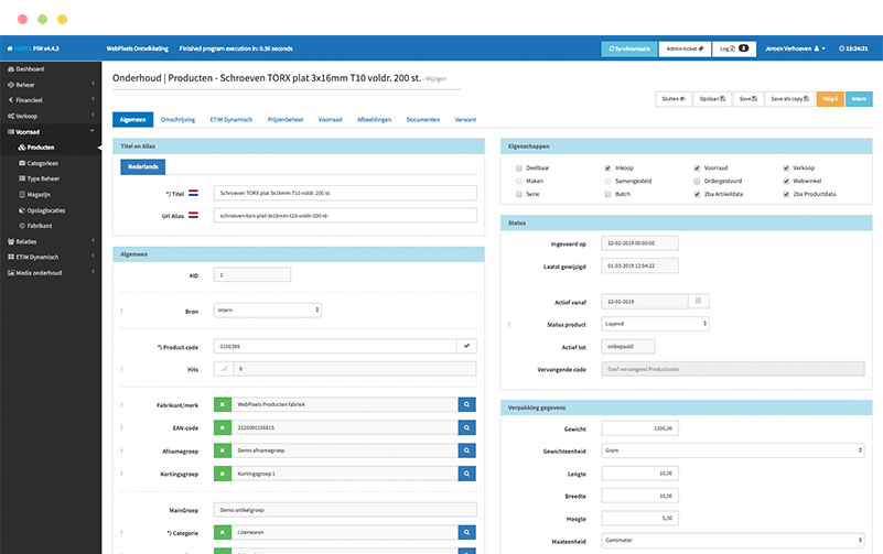 Product Informatie Management met PARTS-PIM - WebPixels Product Informatie Management met PARTS-PIM - WebPixels